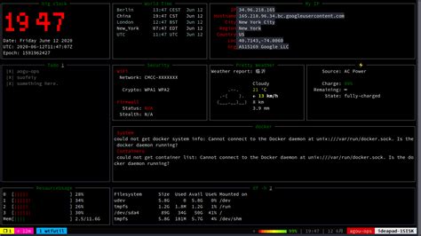 Linux 系统资源监控面板 Agous Blog 2