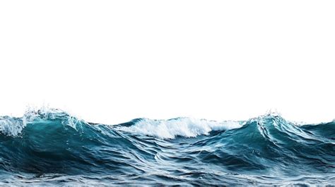 Sea Wave Texture Realistic Premium Ai Generated Image