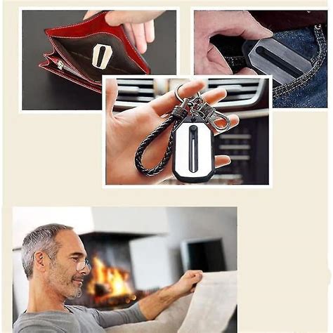 Clip Nose Reading Glasses Portable Mini Keychain Mirrorless Legs