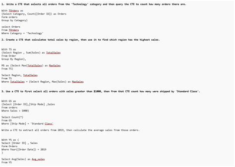 Sql Dataanalysis Databasemanagement Cte Bigdata Techskills