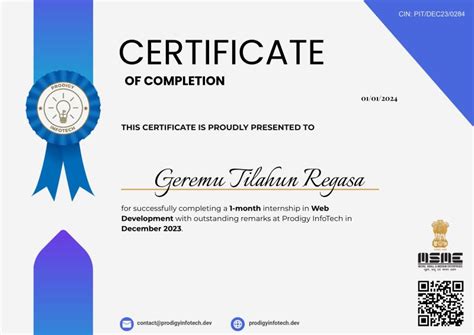 Geremu Tilahun Regasa On Linkedin Prodigyinfotech
