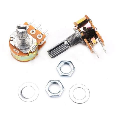 5pcs 6 Pin Wh148 Linear Potentiometer Variable Resistor Potentiometer B