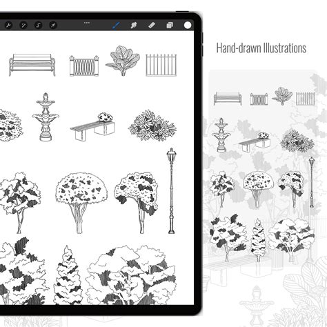 Procreate Architectural Sketching Brushset And Illustrations Toffu Co