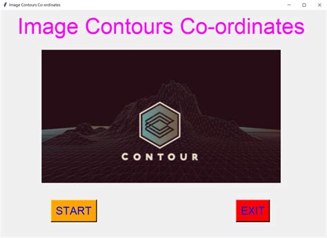 A 基于Python OpenCV图像轮廓坐标 GUI界面 图像处理 索炜达电子