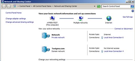 Two Network Connections For Hyper V Test Machine Virtualization Spiceworks Community