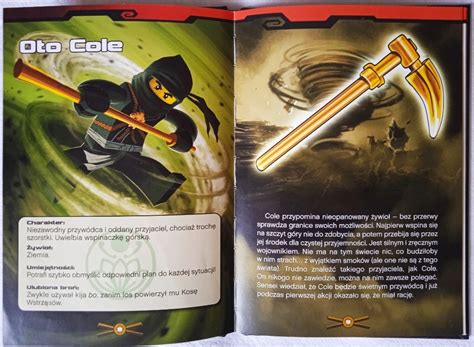 Lego Ninjago Cole Jay Kai Zane Ksi Ki D Licytacja Na Allegro Lokalnie
