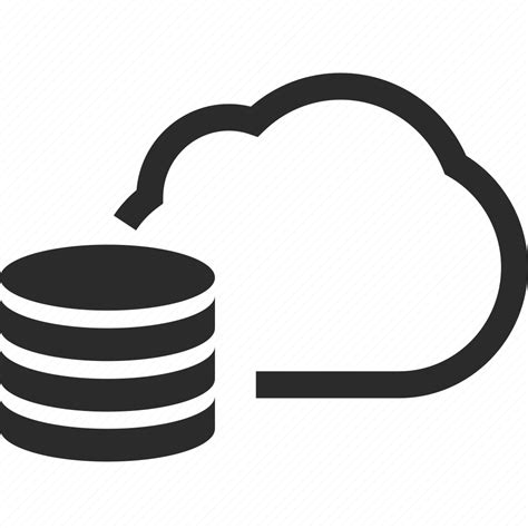 Cloud Data Storage Technology Icon Download On Iconfinder