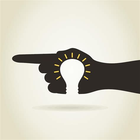 Premium Vector Bulb In A Hand