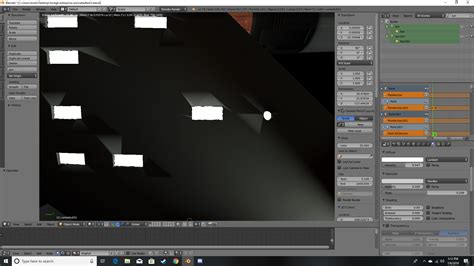 How Do I Fix These Glitchy Lighting Spots Around These Windows R Blender