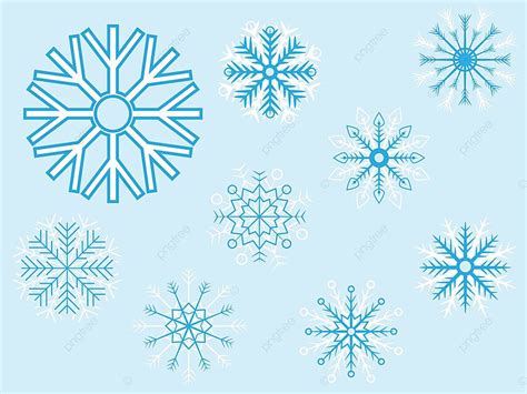 雪花設置 12 月白色輪廓 向量 十二月 白色的 輪廓向量圖案素材免費下載，png，eps和ai素材下載 Pngtree