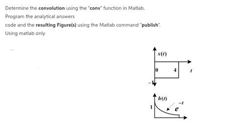 Solved Determine The Convolution Using The Conv Function