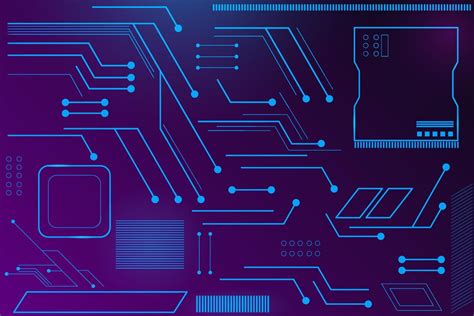 Motherboard With Circuit 14131764 Vector Art At Vecteezy