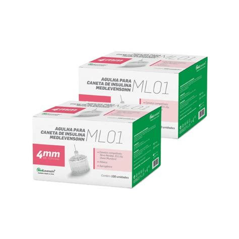 Agulha Para Caneta De Insulina 4mm Pague 1 Leve 2
