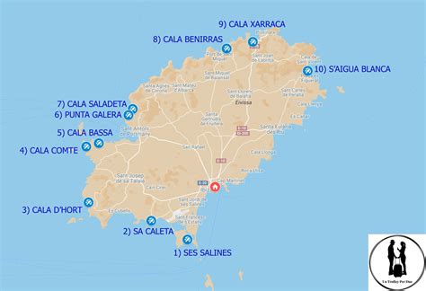 Ibiza Giro Dell Isola In 10 Spiagge Un Trolley Per Due