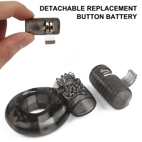 Male Vibrating Cock Ring Waterproof Penis Vibrator Couple Sex Toy Clit