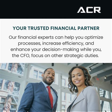 Acr Solutions On Linkedin At Acr Solutions We Work Closely With Cfo S