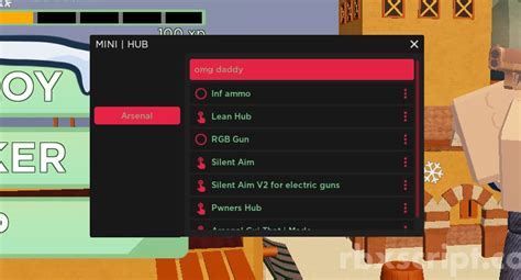 Arsenal Silent Aim Godmode Aimbot Scripts RbxScript