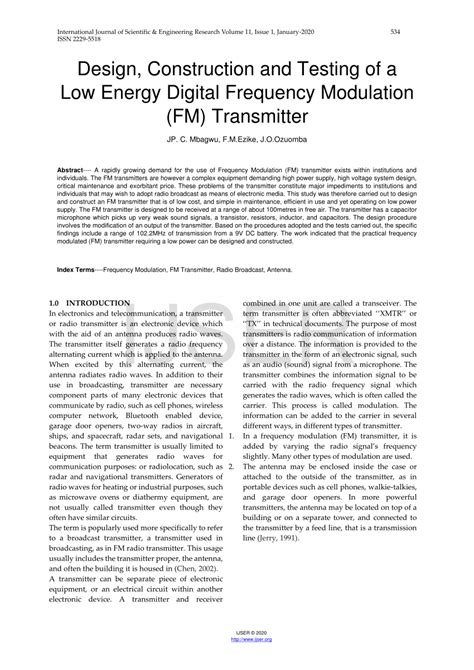 Pdf Design Construction And Testing Of A Low Energy Digital