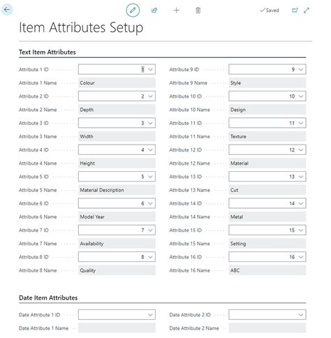 Help Item Attributes