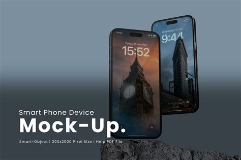 iPhone 14 pro智能手机设备样机 PSD 云瑞设计