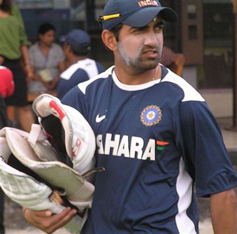 Gautam Gambhir Arrives For A Net Session