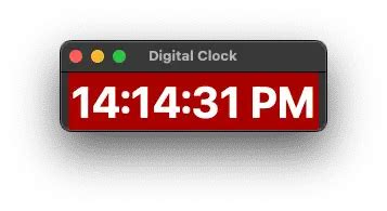 GUI Digital Clock Using Python With Source Code CodeWithCurious