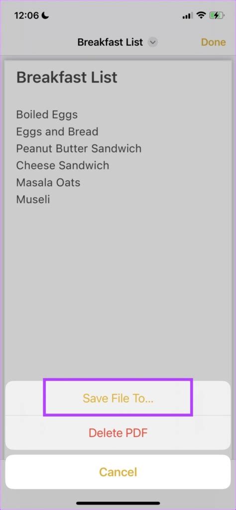 How To Save Apple Notes As PDF On IPhone And Mac Guiding Tech