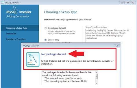 Fix Mysql No Packages Found Did Not Find Packages In The Current