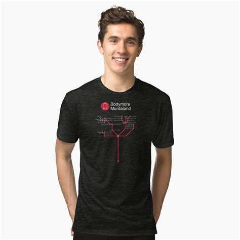 Bodymore Murdaland White T Shirt By Arrtworks Redbubble