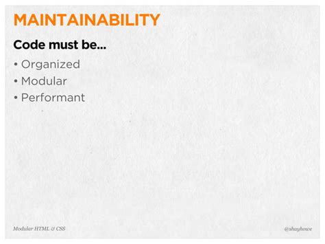 Modular Html And Css Workshop Ppt