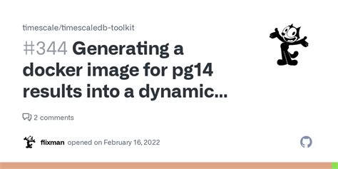 Generating A Docker Image For Pg14 Results Into A Dynamic Load Error