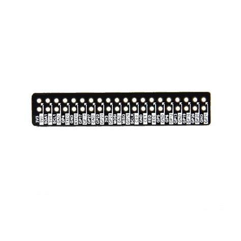 Reference Plate For Raspberry Pi Connector Outputs Kamami On Line Store