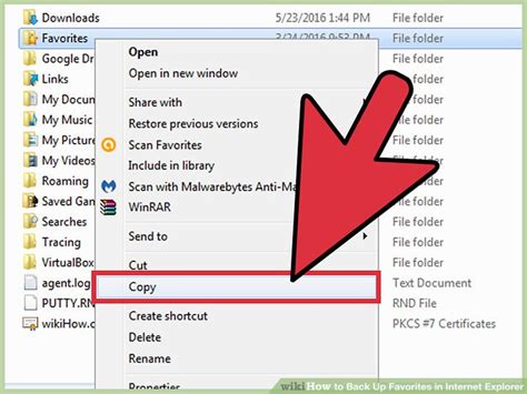 3 Ways To Back Up Favorites In Internet Explorer Wikihow
