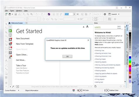 Coreldraw X Windows Freeze On Opening Any File Or Creating New File Coreldraw X