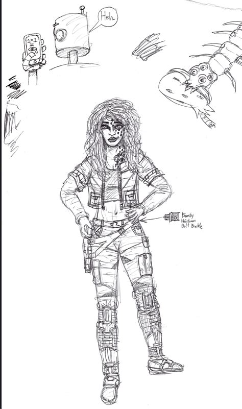 A Concept Sketch Of Rowan She Ll Be Adventuring All Across The Cosmos
