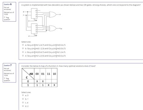 solved question 6 a system is implemented with two decoders