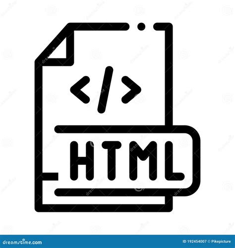 前端html代码图标矢量图轮廓图 向量例证 插画 包括有 阿帕卢萨马 互联网 财务 编程 编辑 192454007