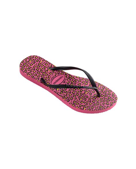 Flip Flops Havaianas Slim Animals Shocking Pink Brand Havaianas