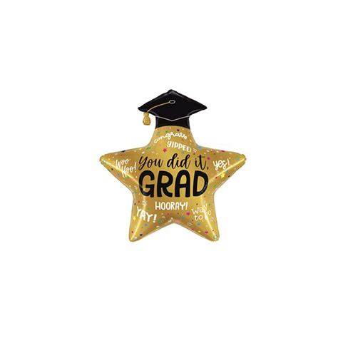 학사모 스타 호일 풍선