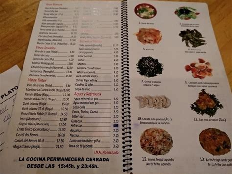 Menu At Tou Kichi Rou Restaurant Barcelona
