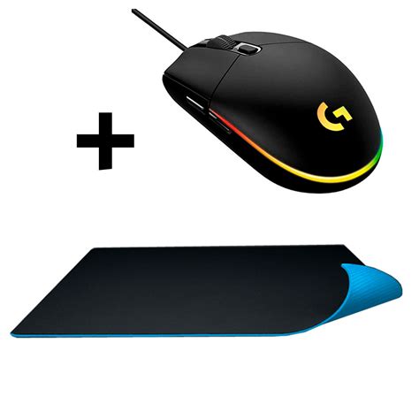 Combo Gamer Logitech Mouse G203 Rgb Lyghtsync Padmouse G240 Tecnoplaza