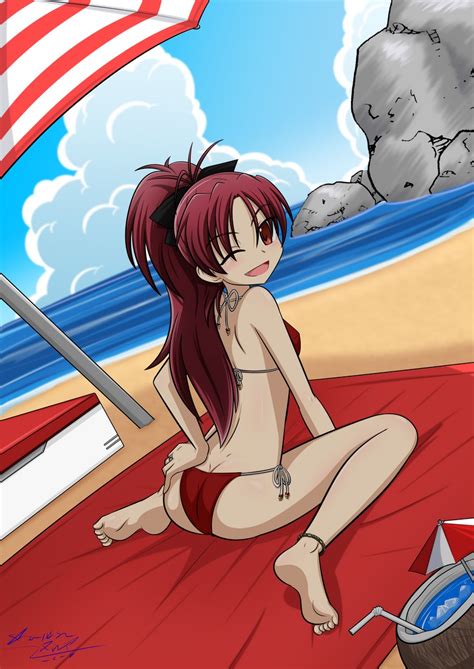 Sakura Kyouko Mahou Shoujo Madoka Magica Drawn By Luna Xd Danbooru