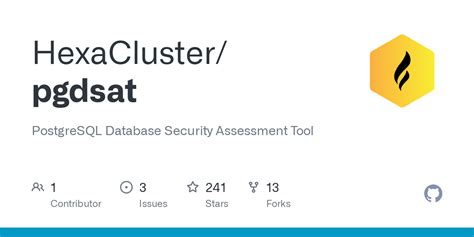github hexacluster pgdsat postgresql database security assessment tool
