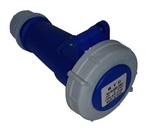 16a 3pin Industrial Socket Ip 67 At 250 00 Inr In Noida Brs Techno Corporation