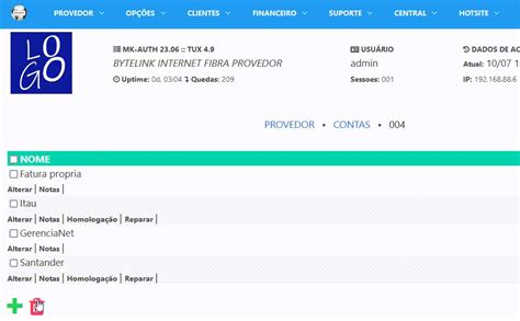wiki contas [sistema mk auth]