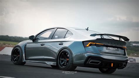 Skoda Octavia Vrs Custom Wide Body Kit By Zephyr Køb Med Levering