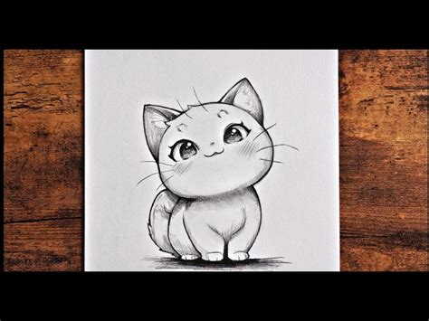 How To Draw A Cute Anime Cat Step By Step Drawing Guide