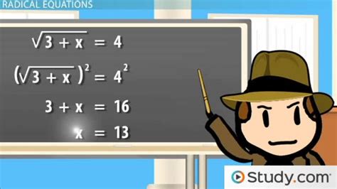 Solving Radical Equations Lesson Plan Tessshebaylo