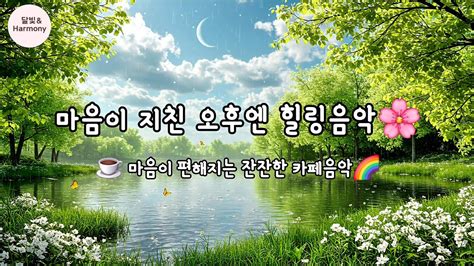 감성카페음악 집중력 높여주는 잔잔한 음악｜마음이 편안해지는 감성 카페 음악☕ 책 읽을 때 듣는 힐링음악 공부할 때 듣기 좋은 잔잔한 음악｜집중을 도와주는 감성 음악