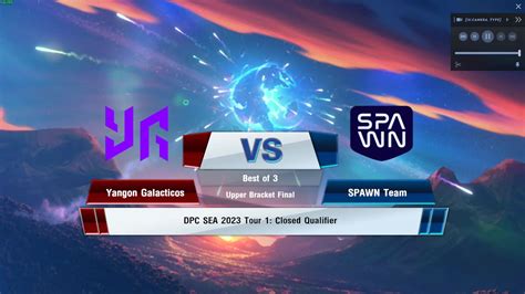 Live 1495 Yangon Galacticos Vs Spawn Team คู่ชิงสายบนคว้าตั๋ว Dvi2